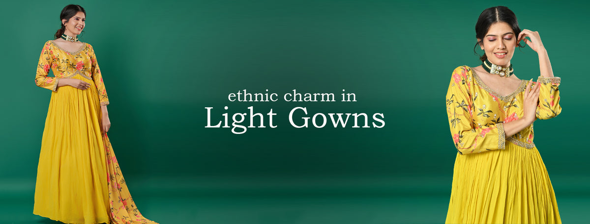 BUY BEST LIGHT GOWNS ONLINE | HOUSE OF HIND – House of Hind